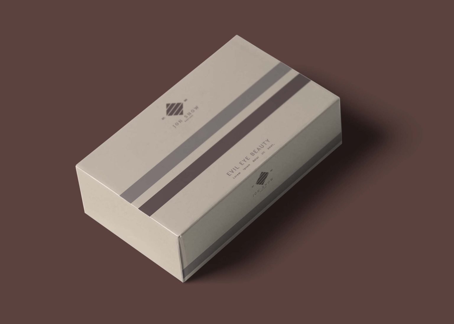 Free Clothing Box Packaging Mockup - Graphic Folks