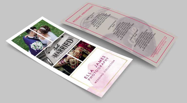 Shop Rack Card Design - Graphic Folks