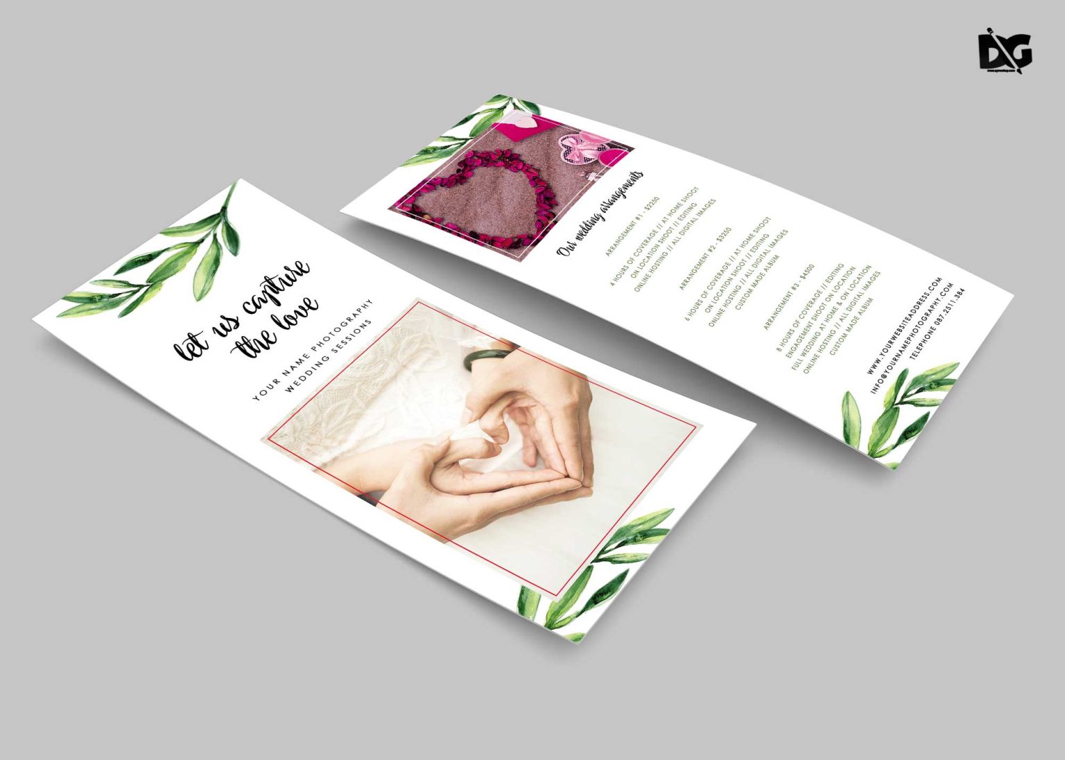 Shop Rack Card Design Idea - Graphic Folks
