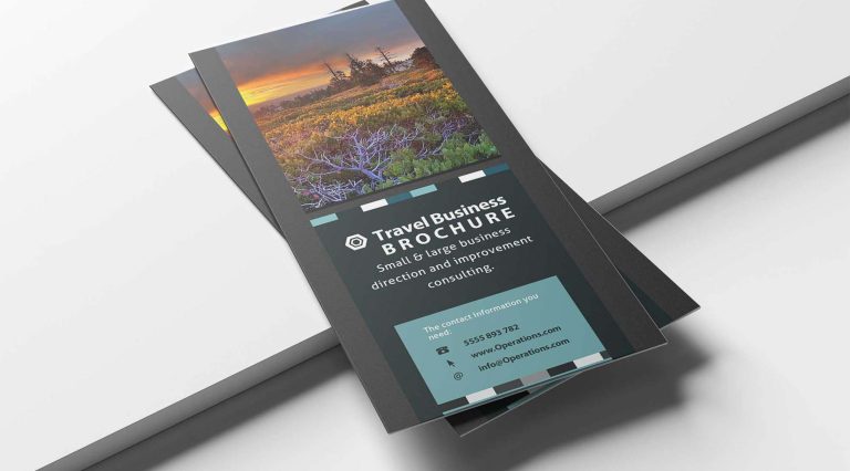 Tourism Tri-Fold Brochure Template - Graphic Folks