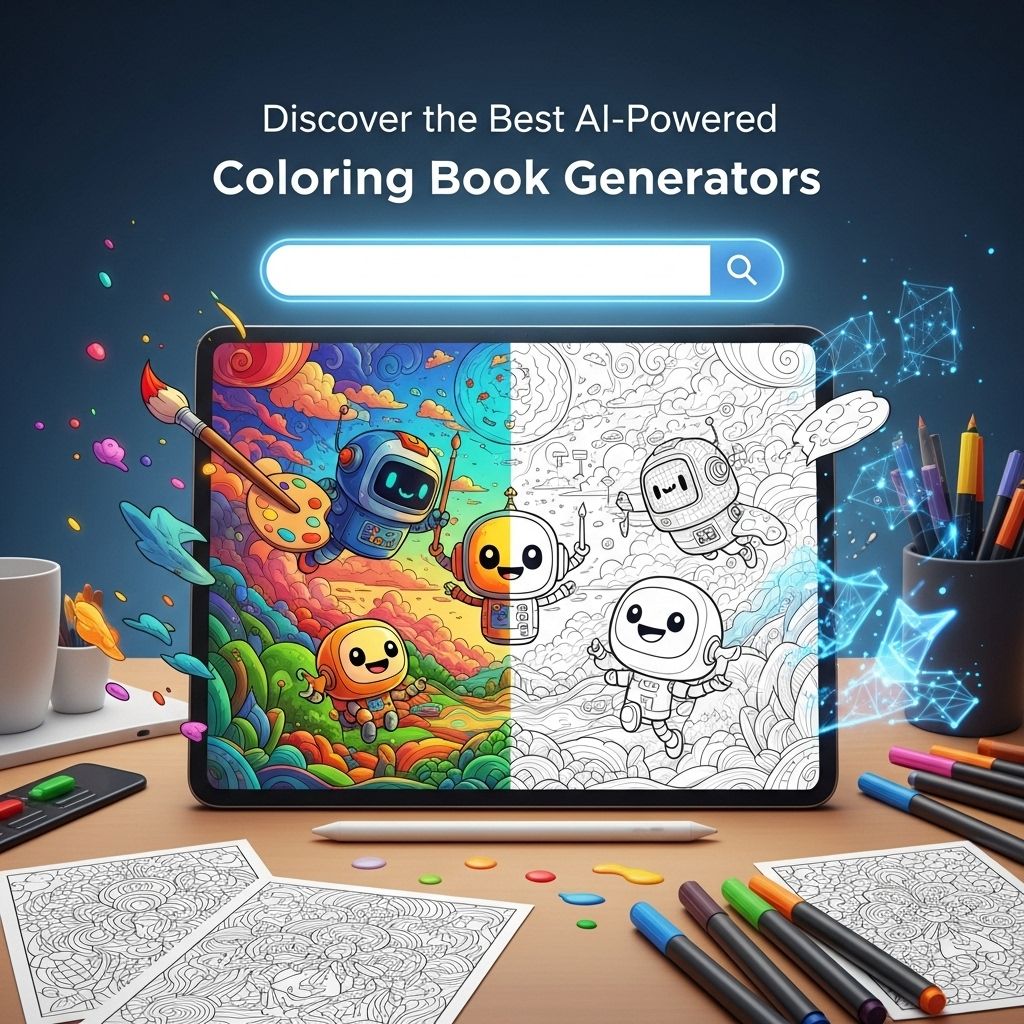 Top AI Coloring Book Generators You Need To Try - Graphic Folks