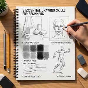 5 Essential Drawing Skills Every Beginner Must Master - Graphic Folks