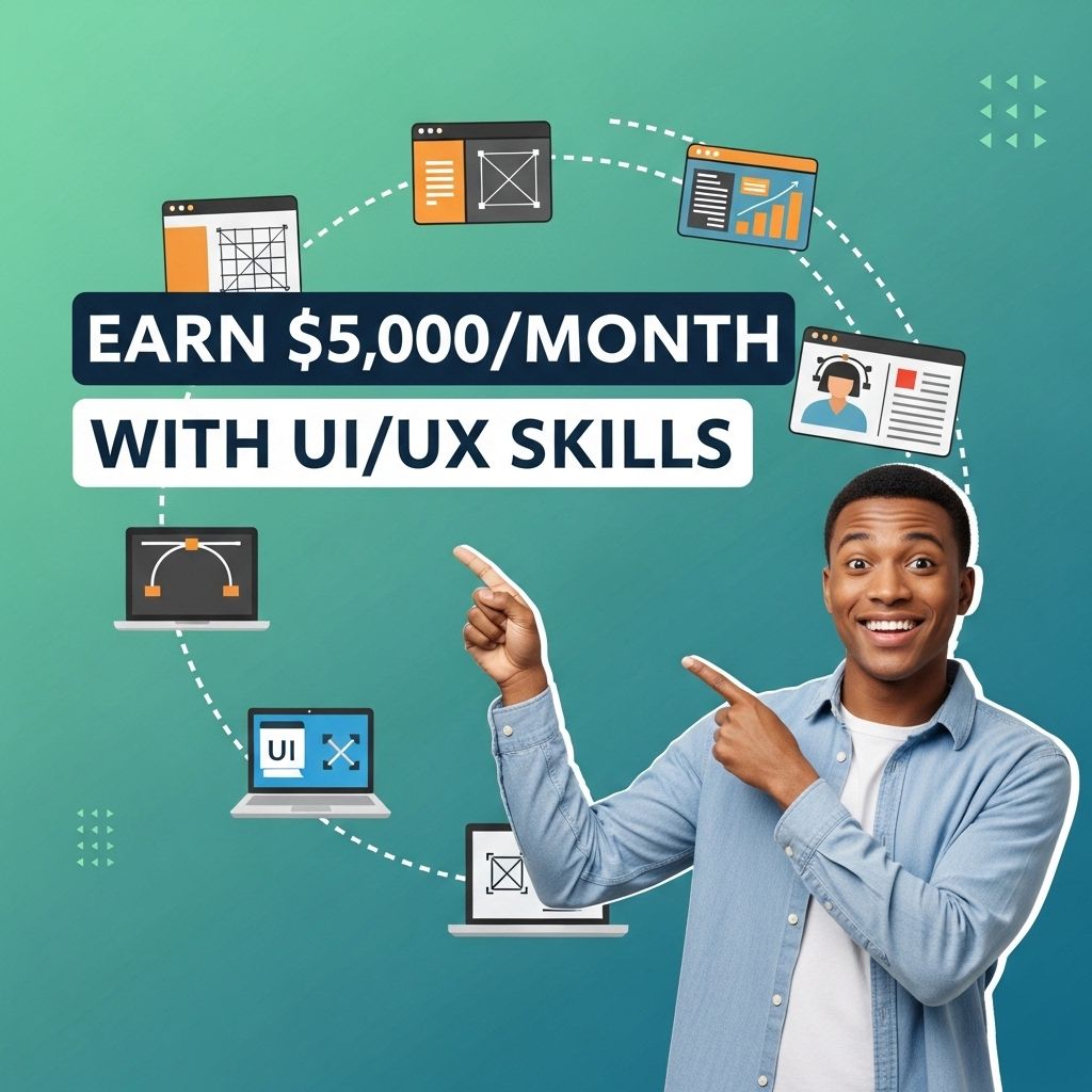 Earn $5,000/Month Using Your UI/UX Skills - Graphic Folks