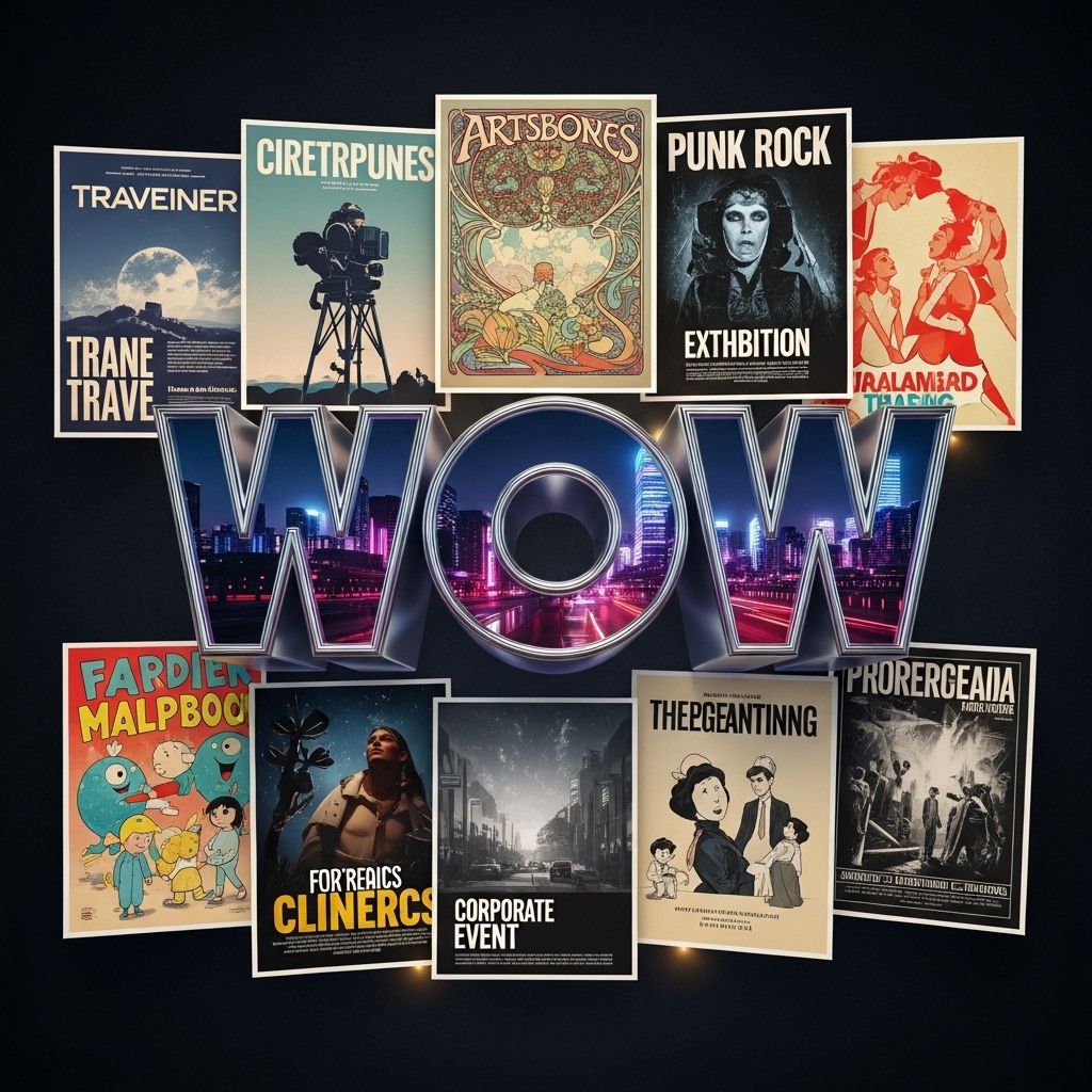 10 Stunning Poster Design Ideas That WOW - Graphic Folks