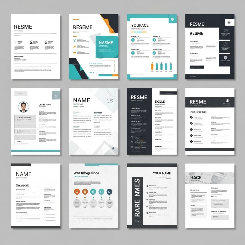 10 Stunning Resume Design Ideas To Stand Out - Graphic Folks