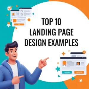 10 Inspiring Landing Page Design Examples - Graphic Folks
